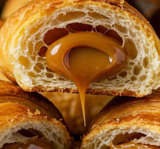 Croissant with Caramel Filling – MOMS COOKING