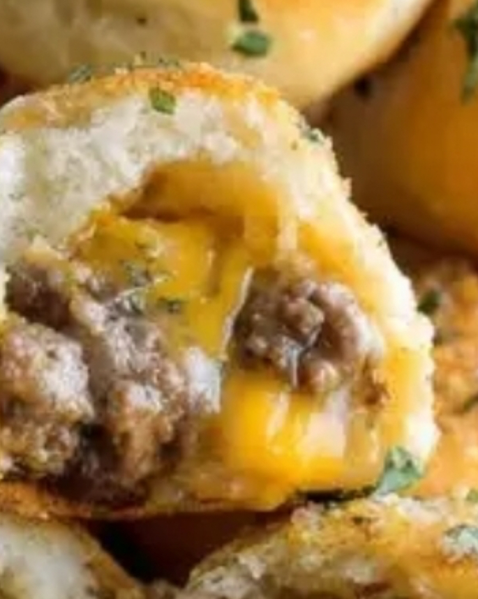 Garlic Parmesan Cheeseburger Bombs – MOMS COOKING