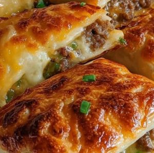 cheesy beef puff pastry pockets – MOMS COOKING