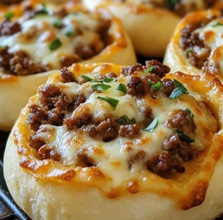 Cheesy Meat Bread Rolls – MOMS COOKING